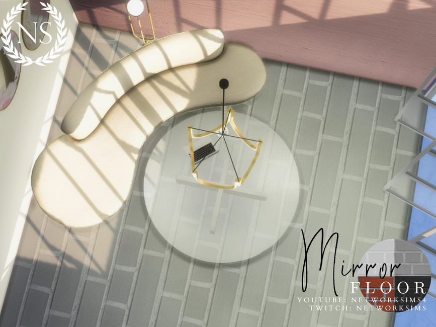 The Sims Resource - Mirror Brick Floor