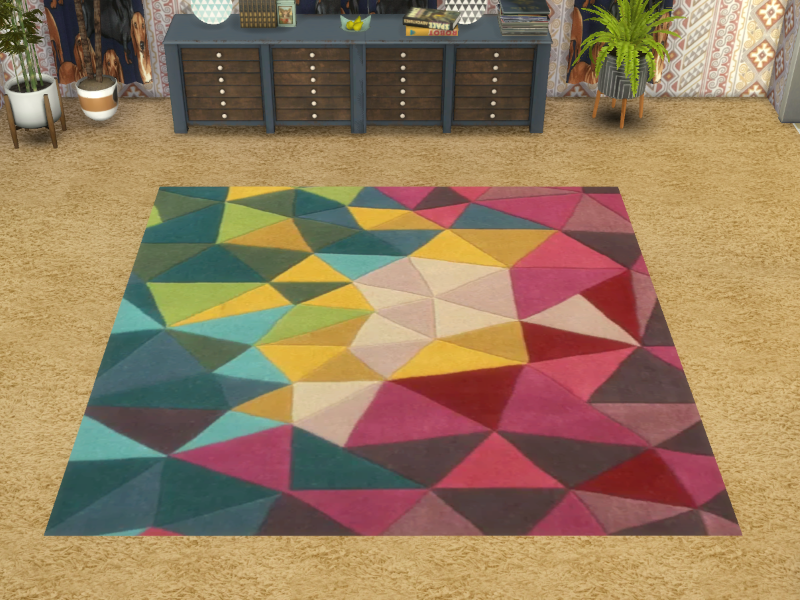 The Sims Resource | Rainbow Rugs