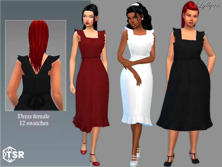 The Sims Resource - Dress female Leda