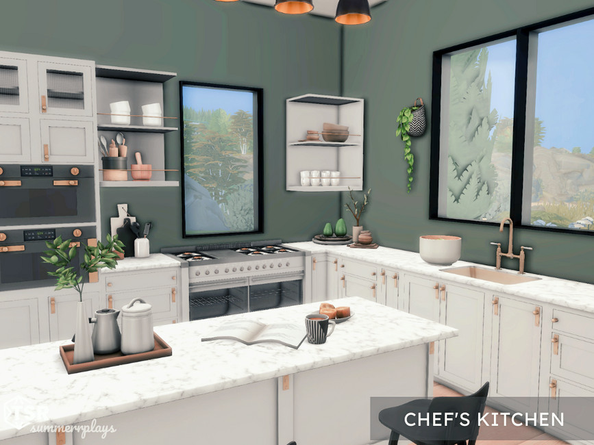 The Sims Resource - Chef's Kitchen | TSR CC only