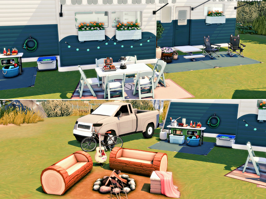 The Sims Resource - Deluxe Camper | TSR CC Only