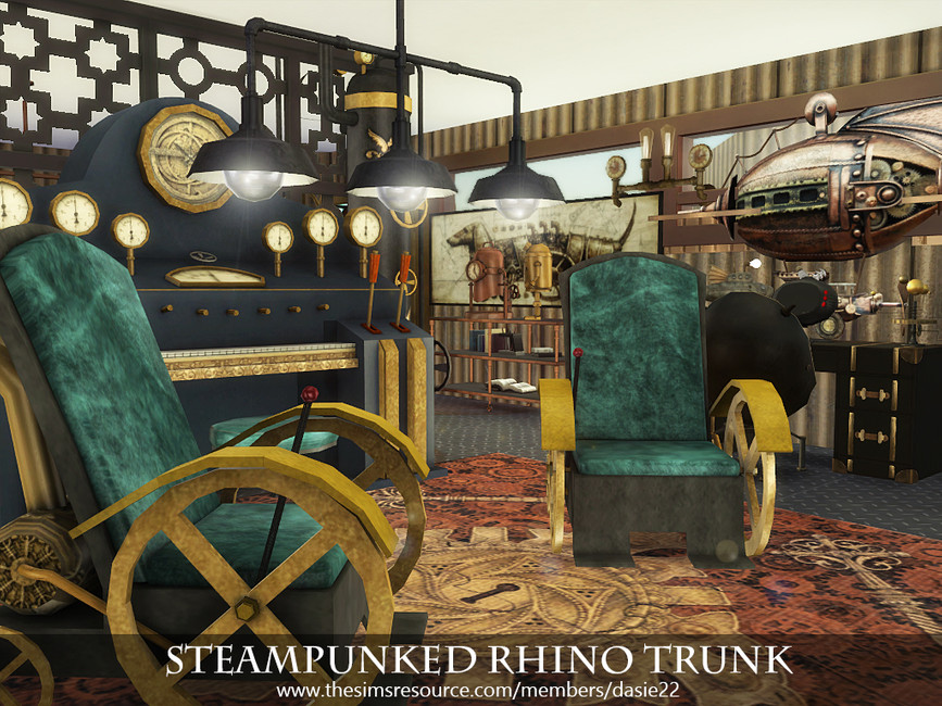 The Sims Resource - Steampunked Rhino Trunk
