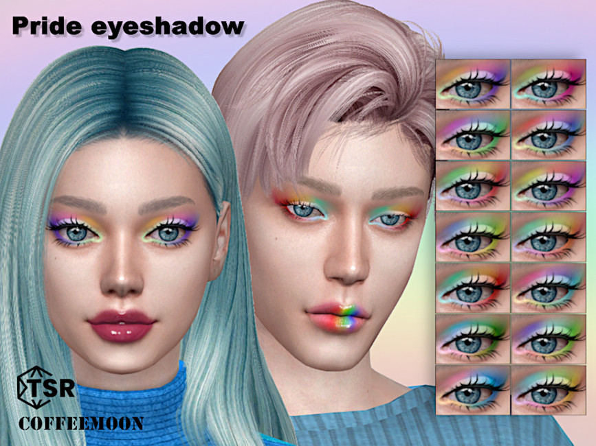 The Sims Resource - Pride eyeshadow