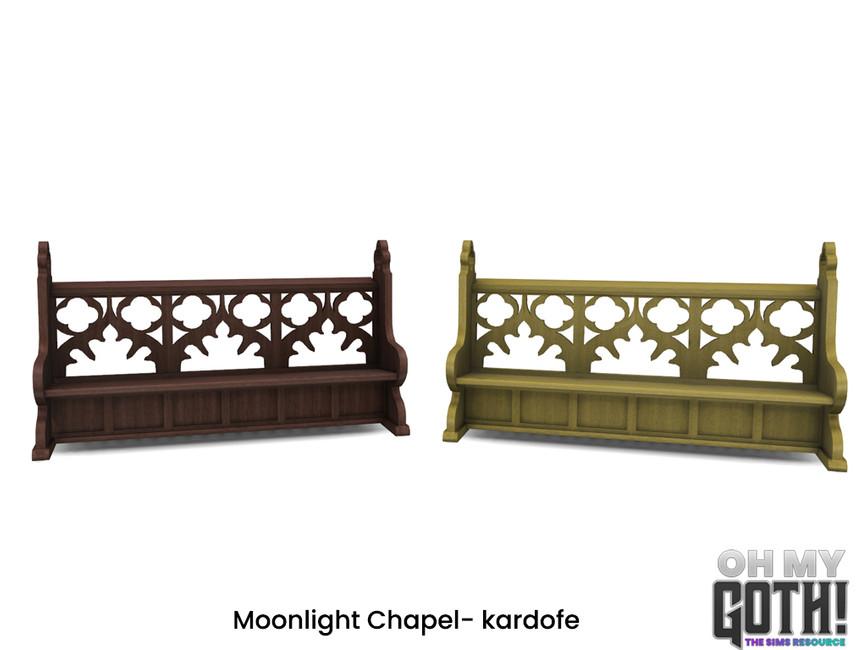 The Sims Resource - Oh My Goth_kardofe_Moonlight_Church pew