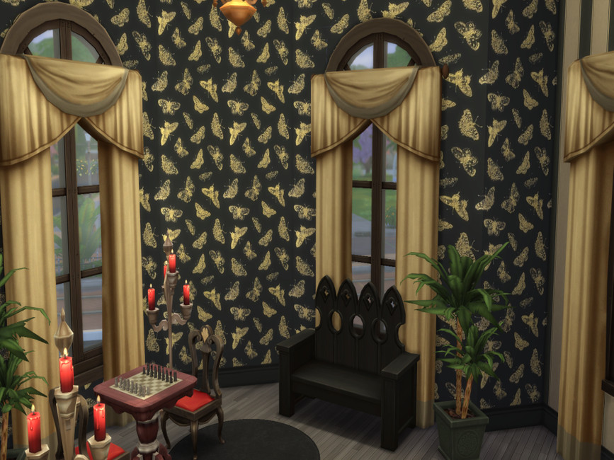 The Sims Resource - Oh My Goth - Gothic Patterned Paper