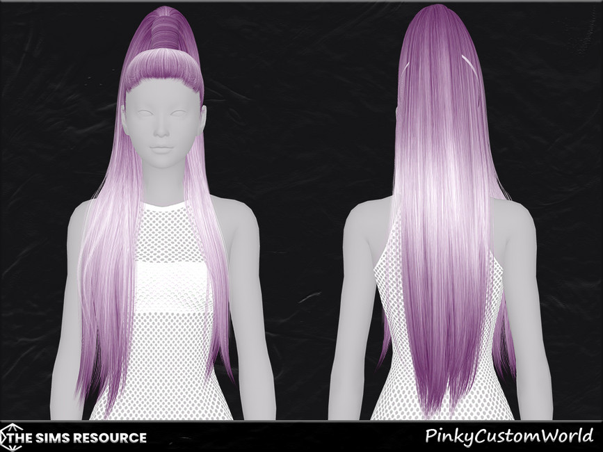 The Sims Resource - Retexture of Rainfall hair by LeahLillith (Updated ...