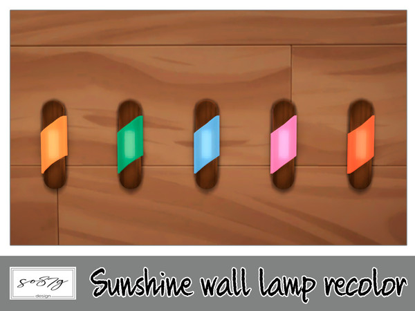 The Sims Resource | Sunshine wall lamp