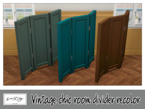 The Sims Resource | Vintage chic room divider