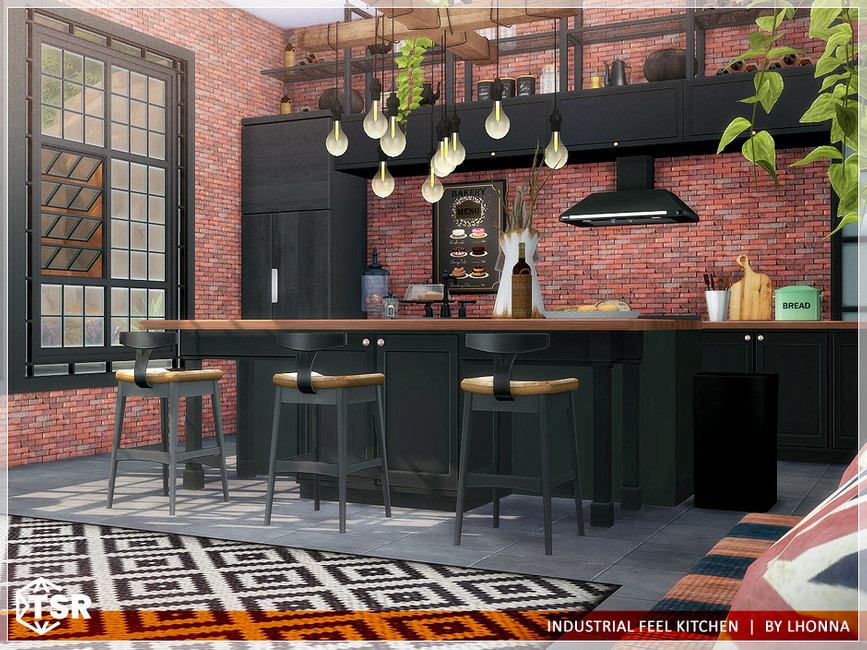 The Sims Resource - Industrial Feel Kitchen /TSR CC only/