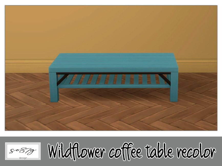 The Sims Resource - Wildflower coffe table