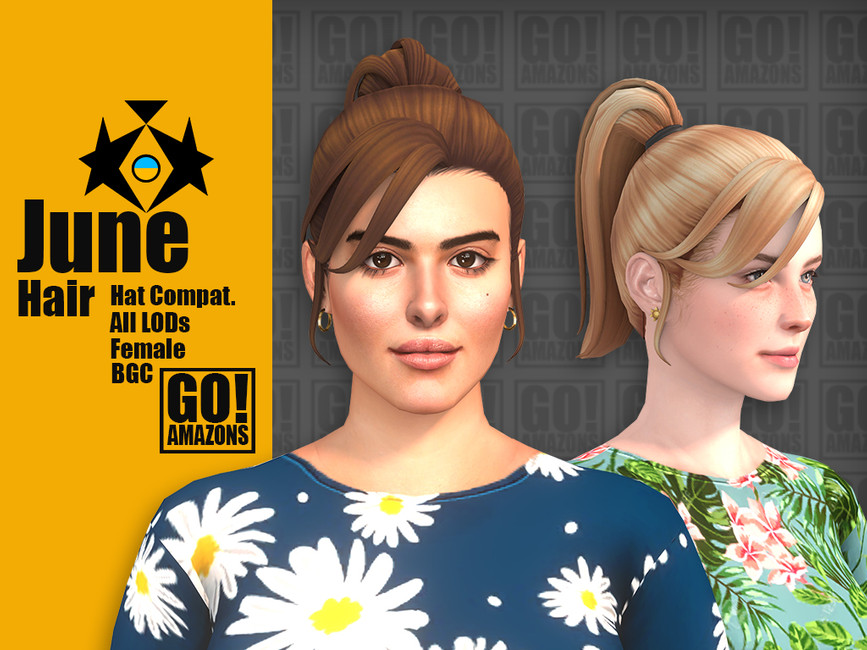 The Sims Resource - June Hair