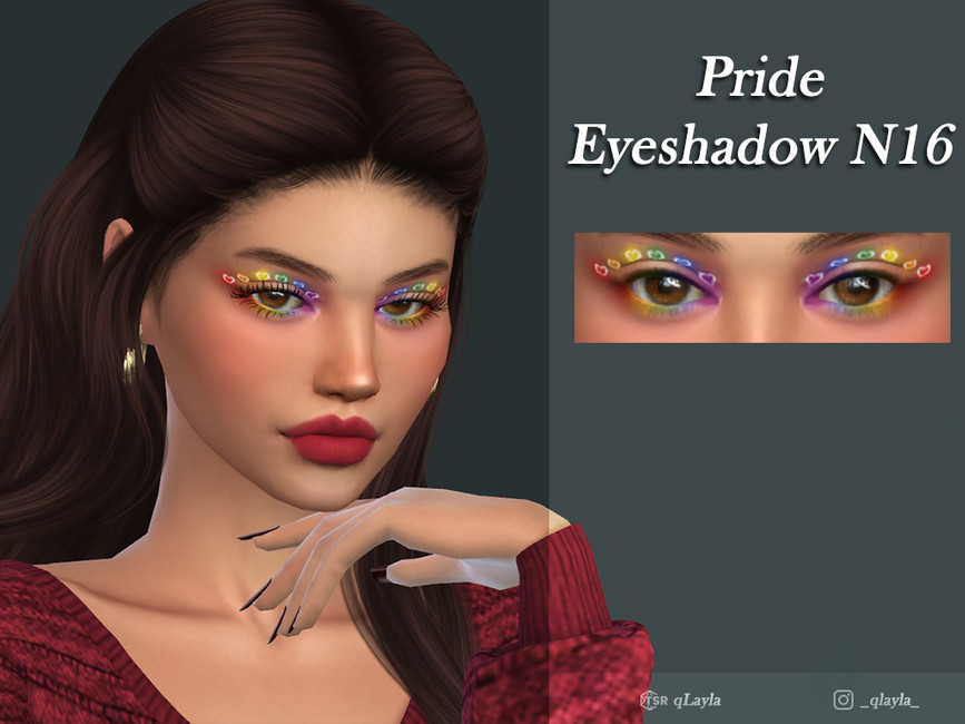 The Sims Resource - Pride Eyeshadow N16