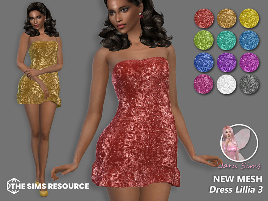The Sims Resource - Dress Lillia 3