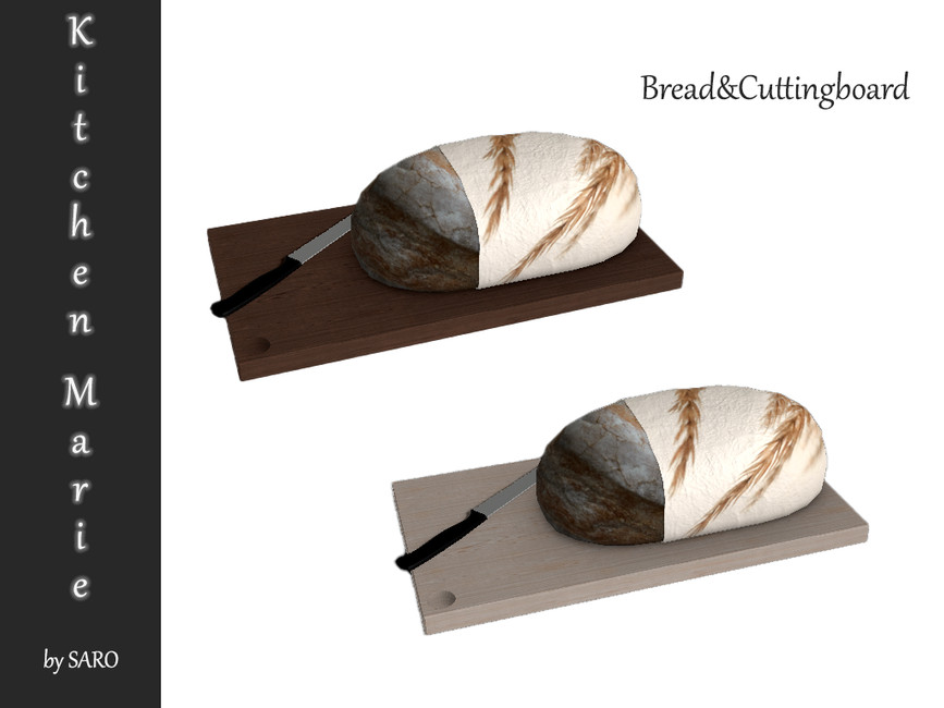The Sims Resource - bread&Cuttingboard