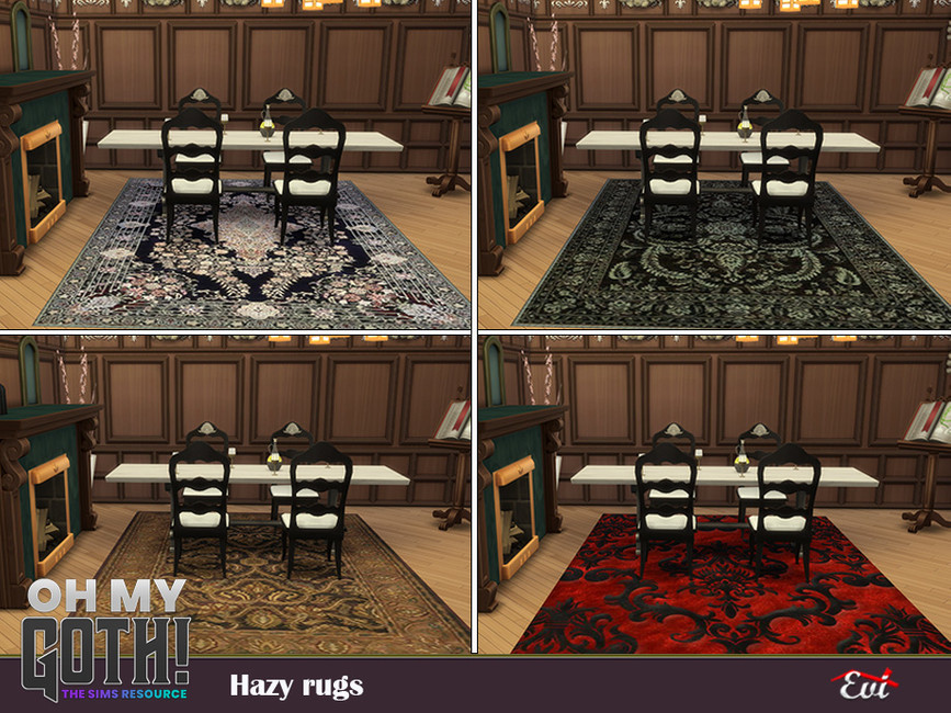 The Sims Resource - Oh my Goth_Hazy rugs