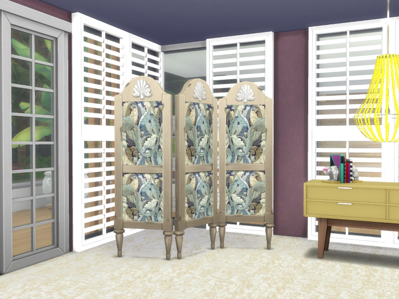 The Sims Resource | William Morris Room Divider