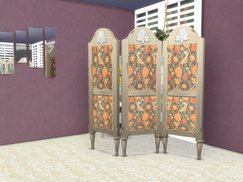 The Sims Resource | William Morris Room Divider