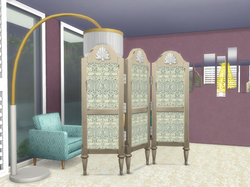 The Sims Resource | William Morris Room Divider