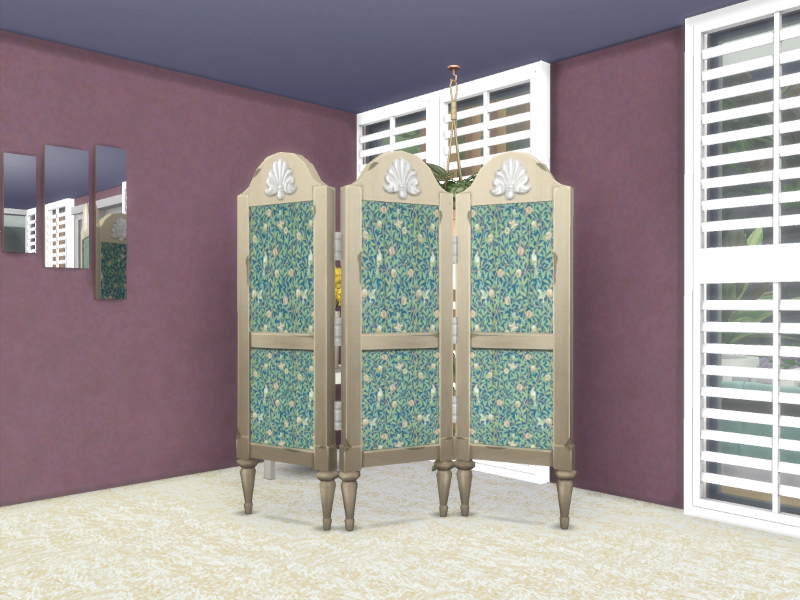 The Sims Resource | William Morris Room Divider