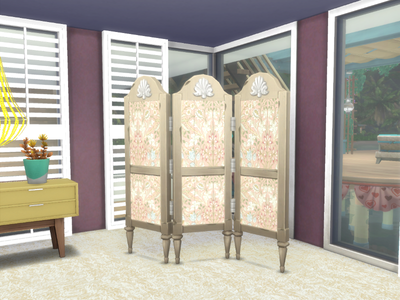 The Sims Resource | William Morris Room Divider