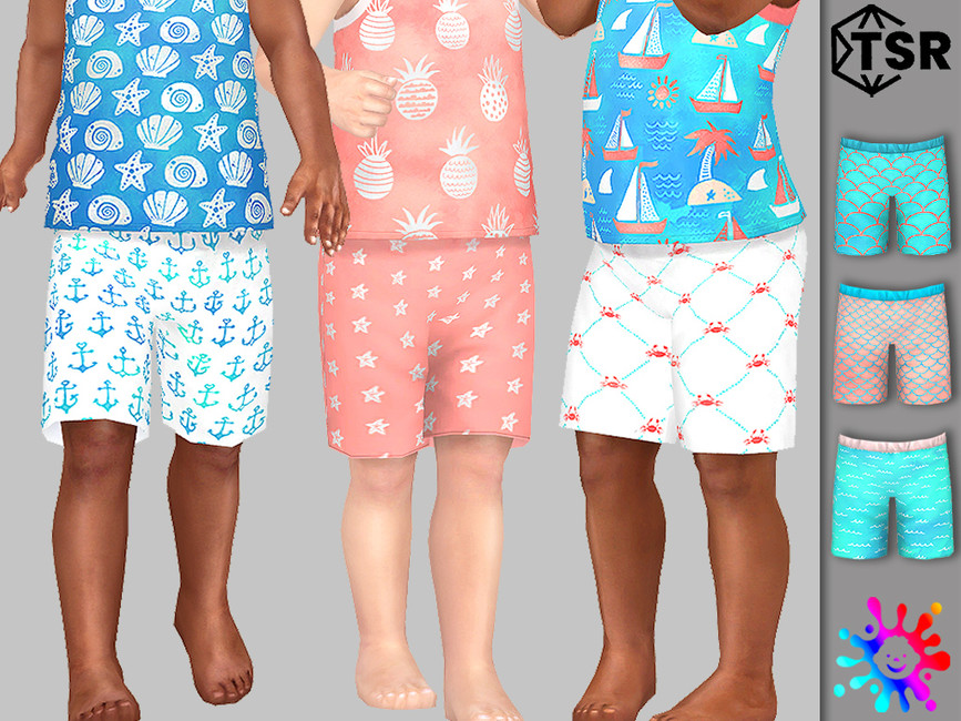 The Sims Resource - Beach Vibes Shorts