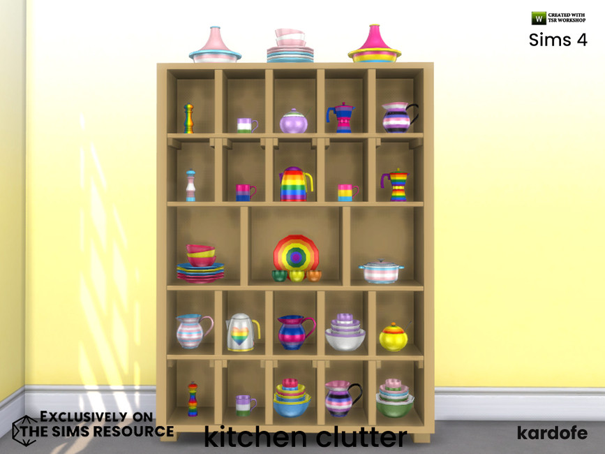 The Sims Resource - kitchen clutter