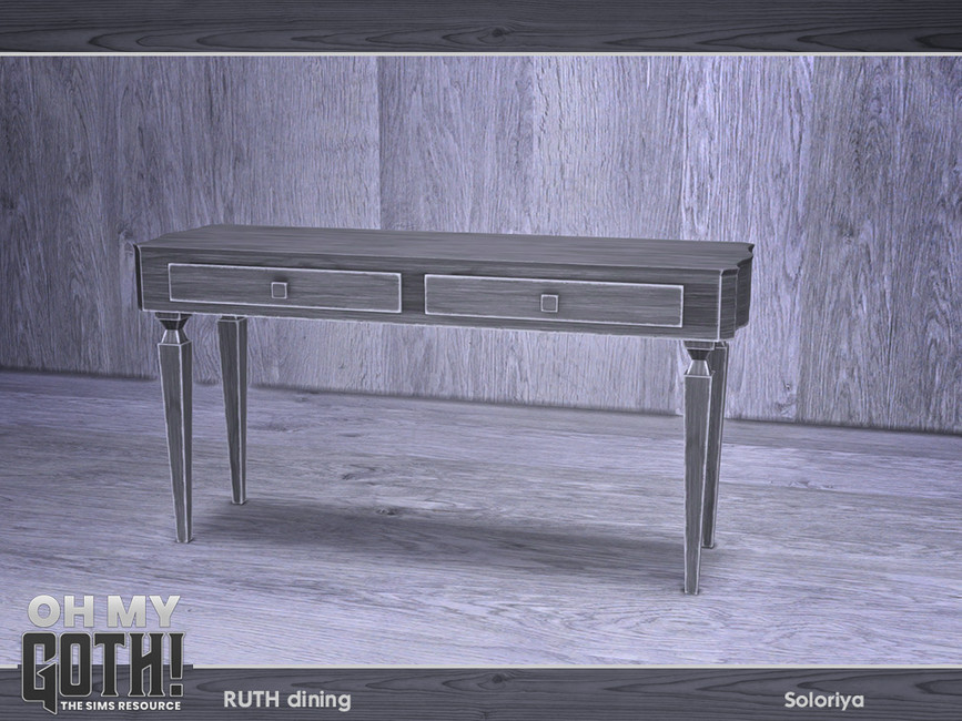 The Sims Resource - Oh My Goth. Ruth Dining. Hallway Table
