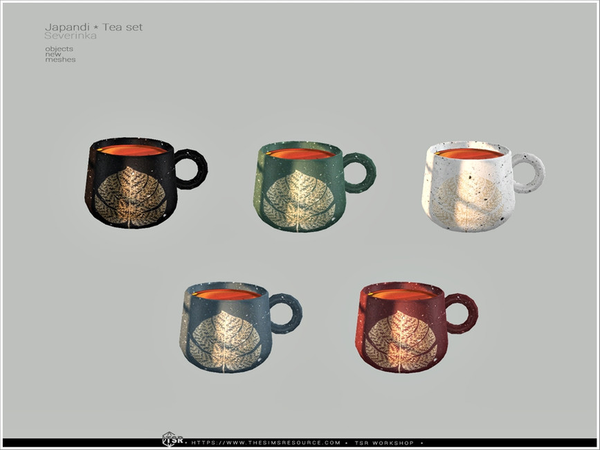 The Sims Resource - Japandi - tea cup