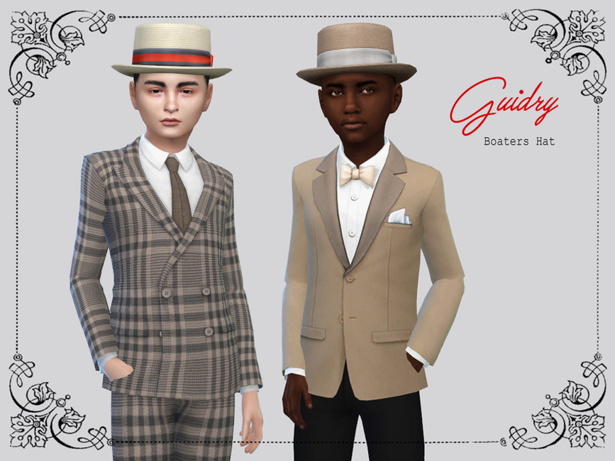 The Sims Resource - Guidry Hat Boys