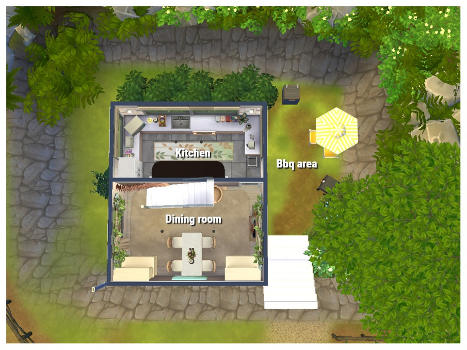 The Sims Resource | Small House in the Woods