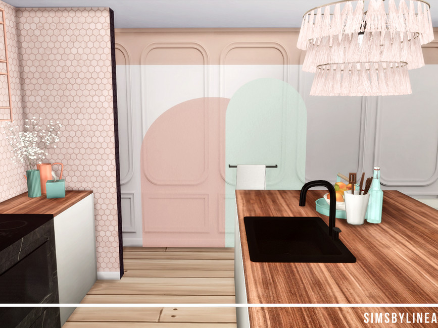 The Sims Resource - Pastel Kitchen