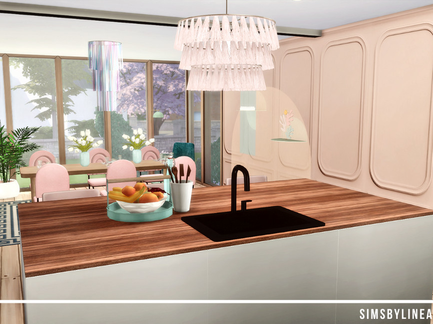 The Sims Resource - Pastel Kitchen