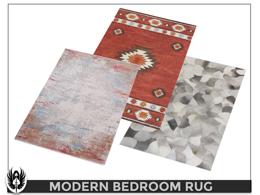 The Sims Resource - Modern Bedroom Rug