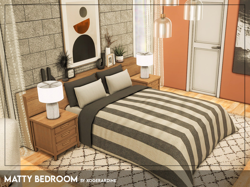 The Sims Resource - Matty Bedroom (TSR only CC)