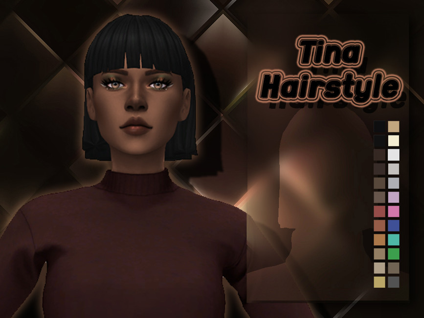 The Sims Resource - Tina Hairstyle