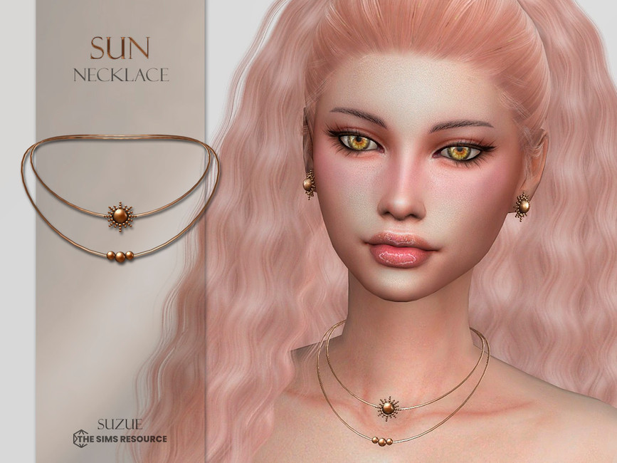 The Sims Resource - Sun Necklace