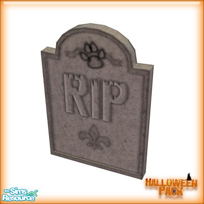 The Sims Resource | "The Stone of the Tombs" Tombstone