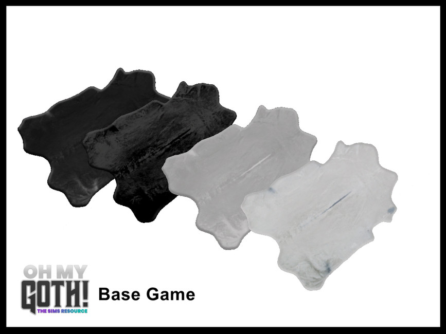 The Sims Resource - Oh My Goth Opulent Living Skin Rug