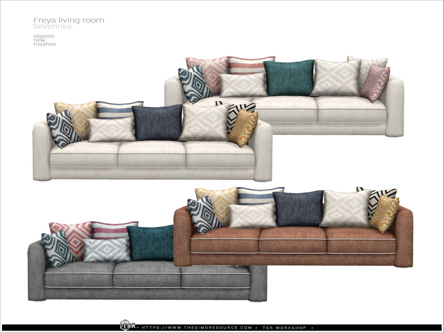 The Sims Resource - Freya livingroom - sofa
