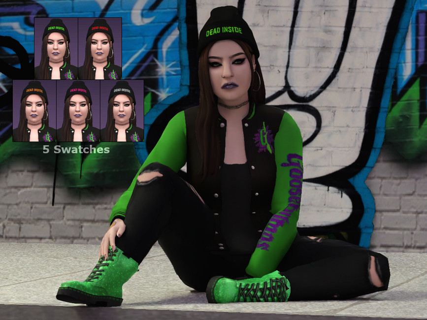 The Sims Resource - Dead Inside Beanie (Remake)