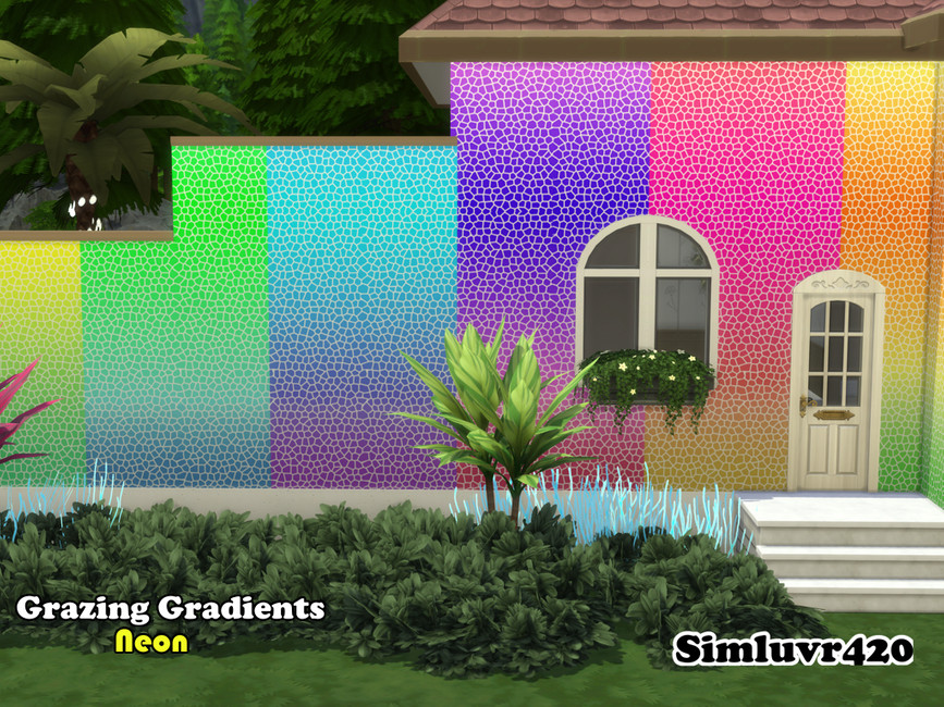 The Sims Resource - Gradient Grazes Wallpaper