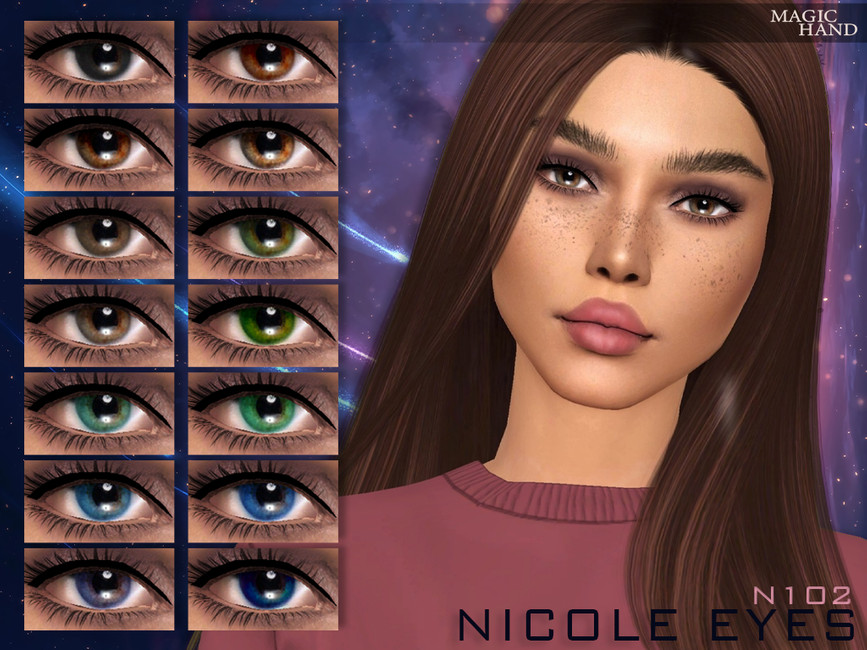 The Sims Resource - Nicole Eyes N102