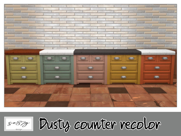 The Sims Resource - Mexican tiles wall