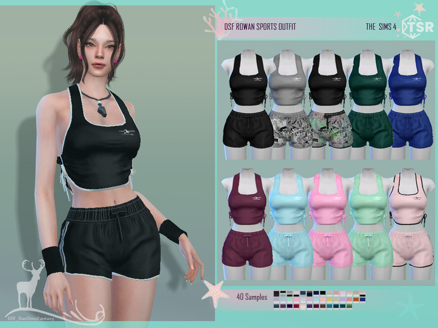 The Sims Resource - ROWAN SPORTS OUTFIT