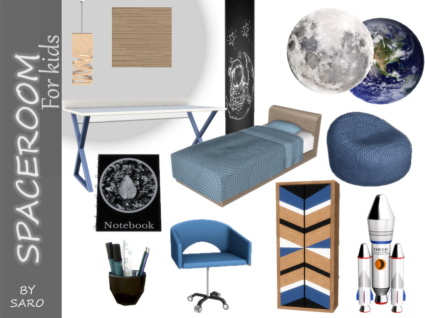 The Sims Resource - Space bedroom kids