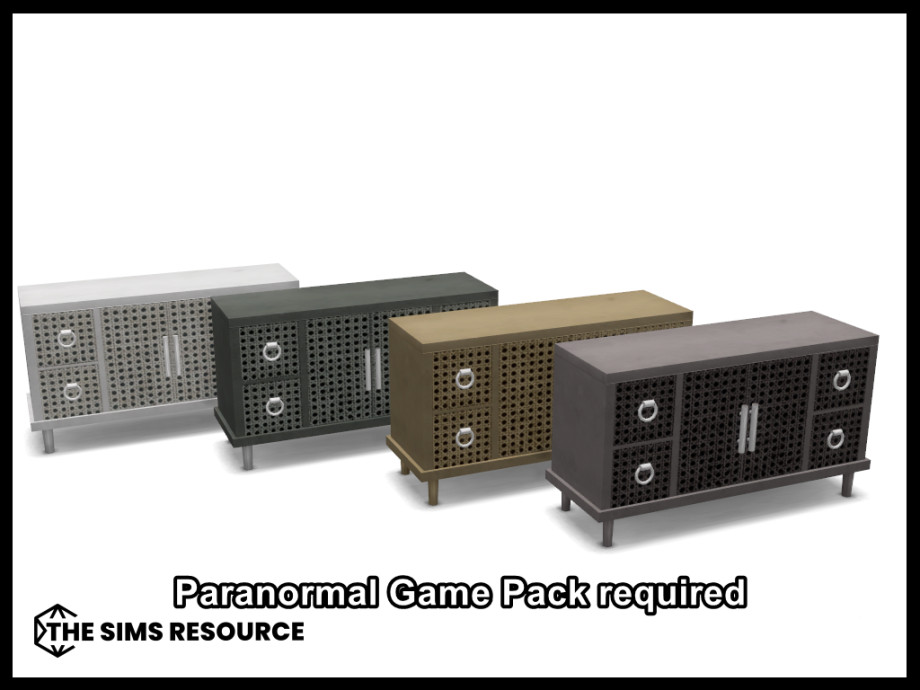 The Sims Resource | The Rattan Effect Hallway Table