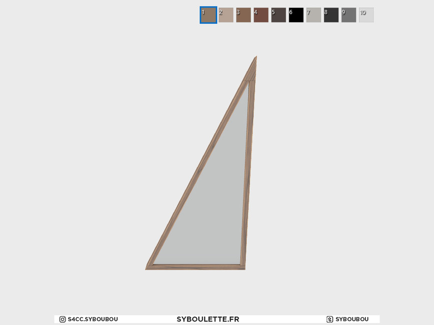 The Sims Resource - A-frame - Grand triangle window