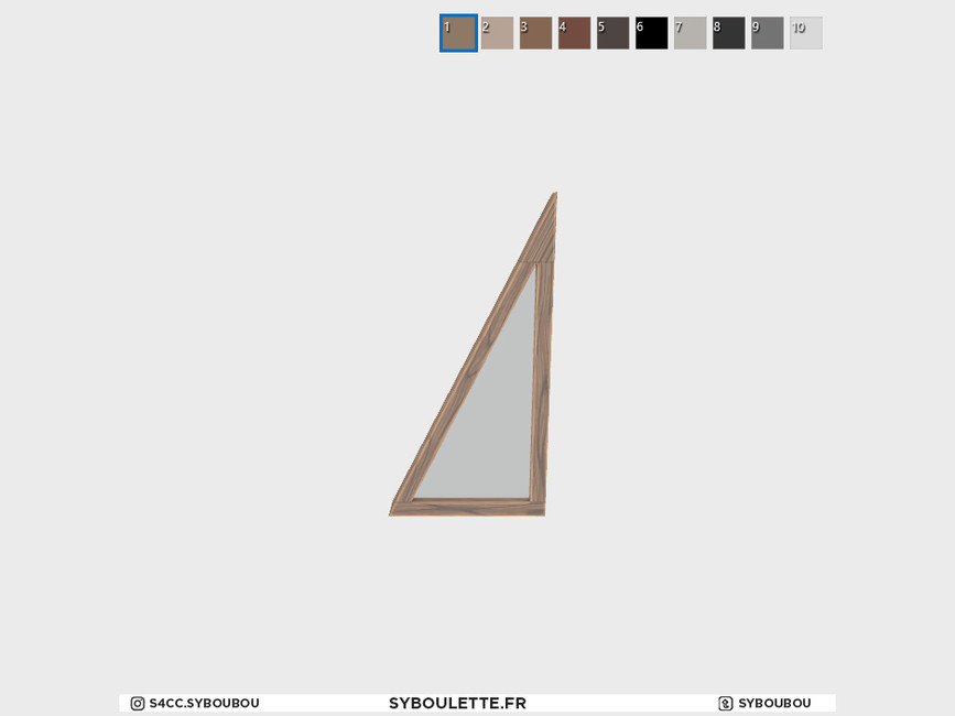 The Sims Resource - A-frame - Small triangle window
