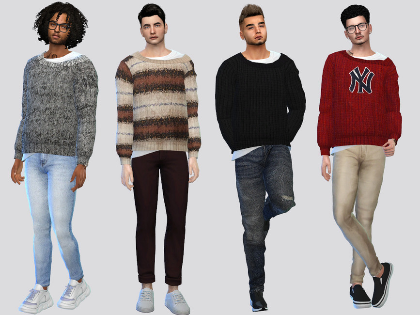 The Sims Resource - Cedric Sweaters