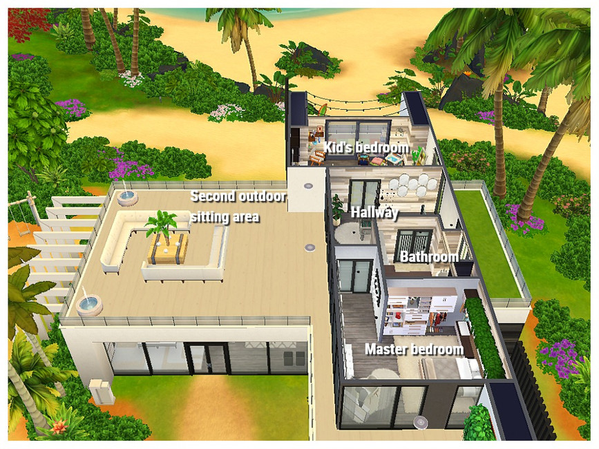 The Sims Resource - Modern Beach House